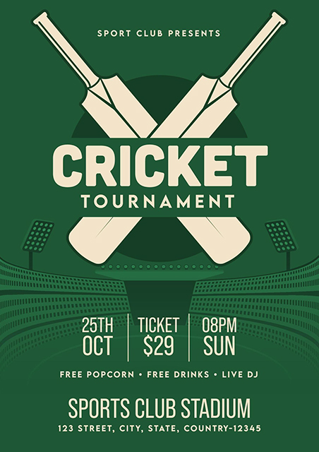 Best Cricket Invitation Templates Ideas and Example