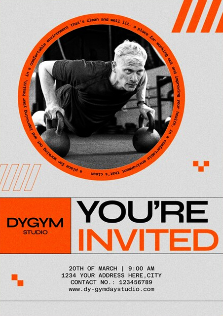 Best Fitness Invitation Templates Ideas and Example
