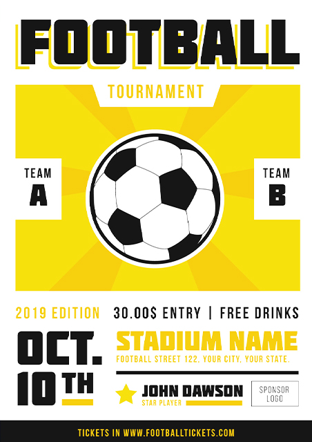 Best Football Invitation Templates Ideas and Example