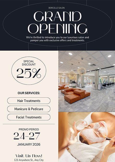 Best Salon Opening Invitation Templates Ideas and Example