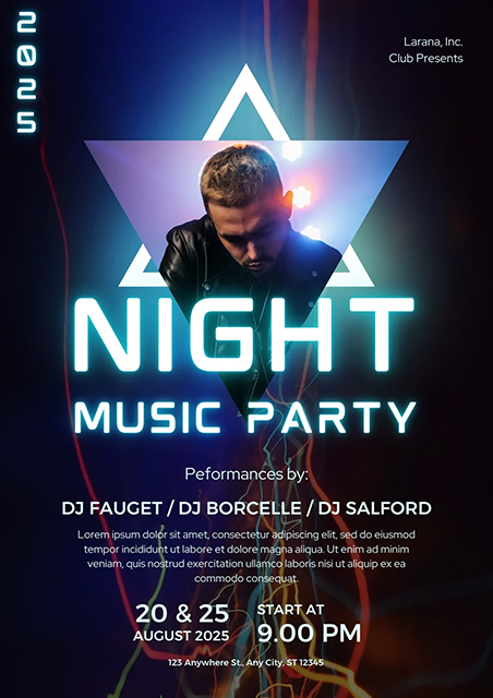 Best Party Flyer Design Ideas and Example